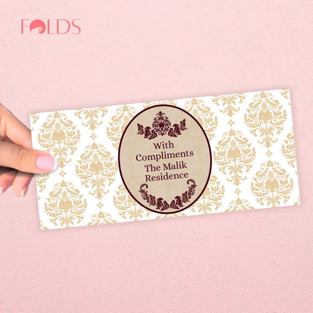 Royal Damask Envelope – The Folds