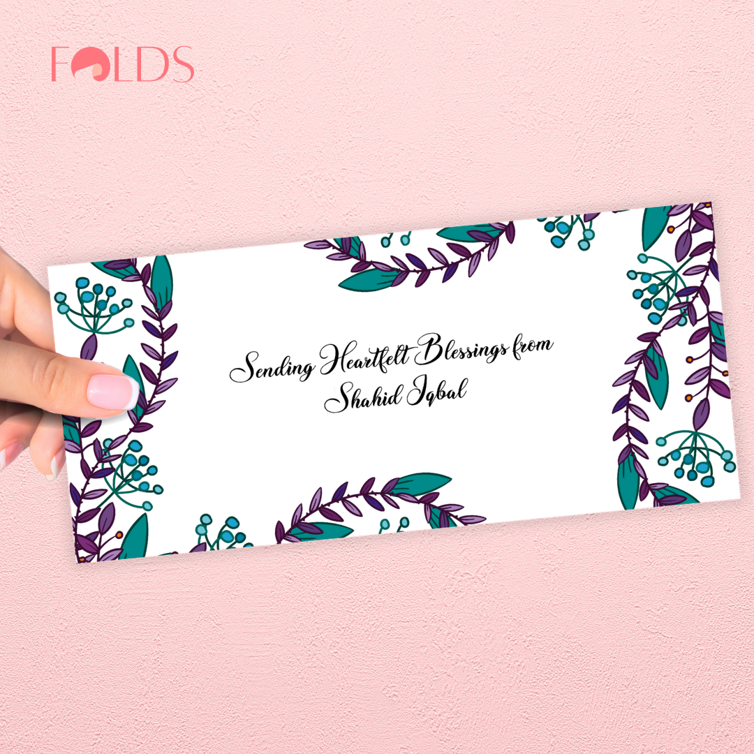 Bloom Frame Envelope – The Folds