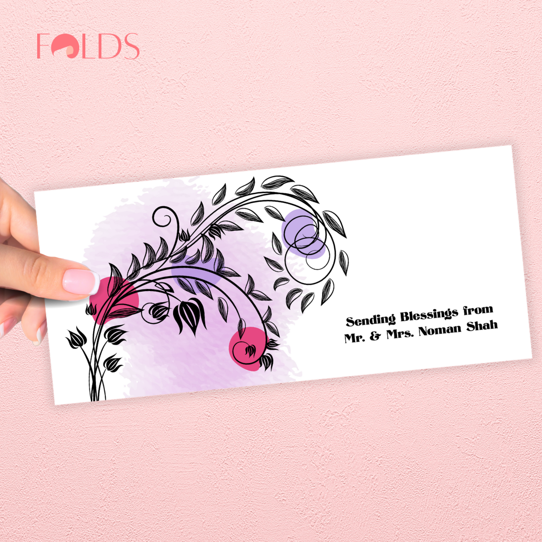 Delicate Bloom Envelope – The Folds