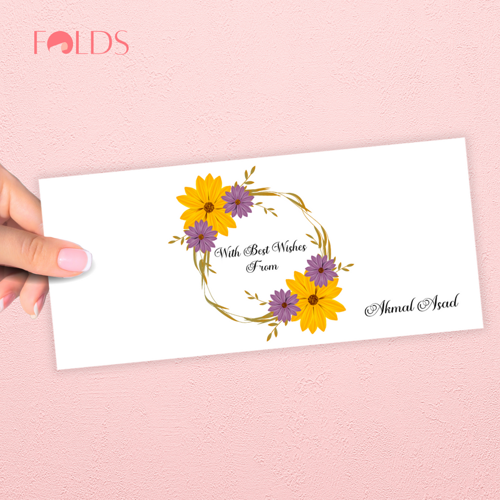 Floral ring Envelope – The Folds